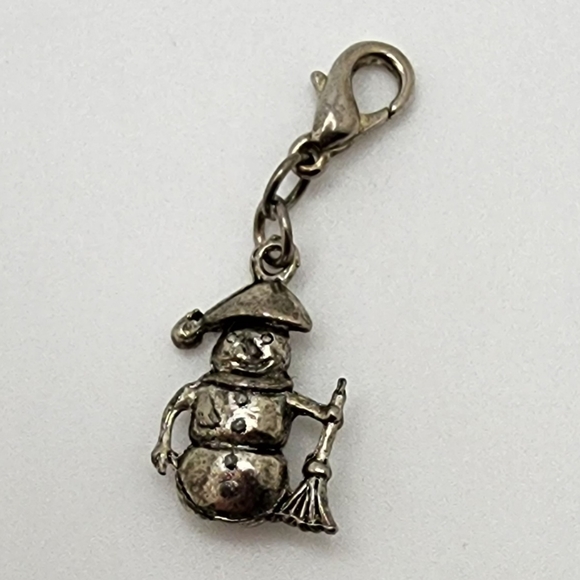 Jewelry | Snowman Charm Twosided | Poshmark
